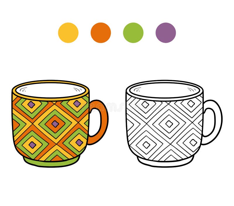 Mug Colorless Stock Illustrations – 115 Mug Colorless Stock ...