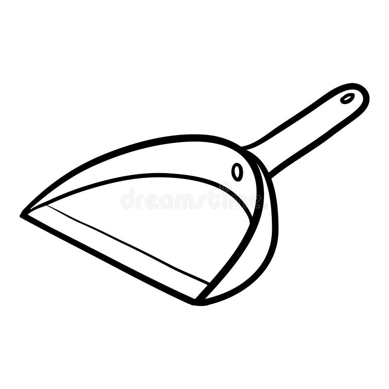 Dustpan Clipart Black And White at Cameron Silcock blog