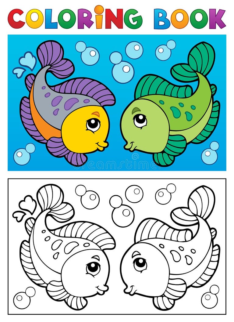 Coloring Book Fish Stock Illustrations – 15,948 Coloring Book Fish ...