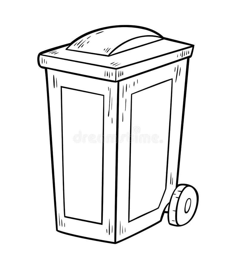 Container Coloring Page Coloring Pages