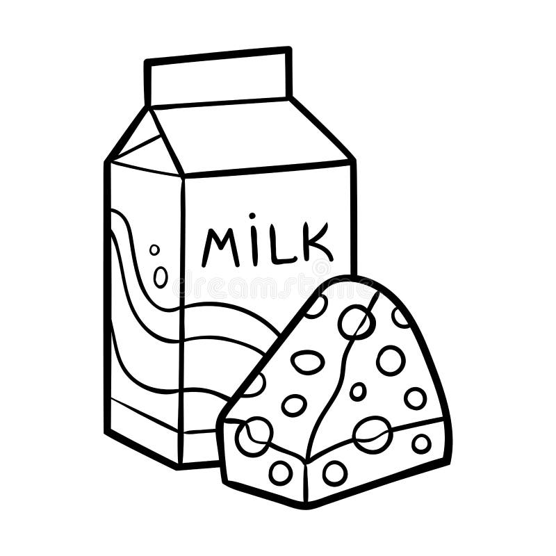 Milk Carton Coloring Pages