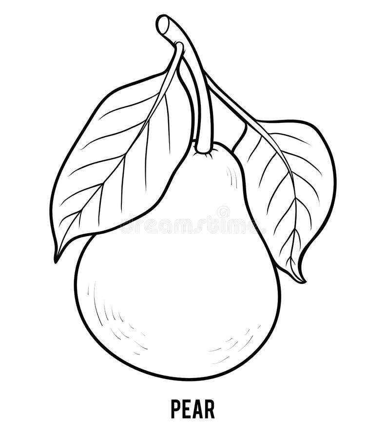 Pear Tree Coloring Stock Illustrations – 122 Pear Tree Coloring Stock ...
