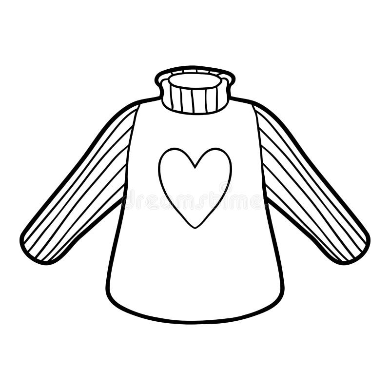 Jumper Coloring Page Stock Illustrations – 189 Jumper Coloring Page ...