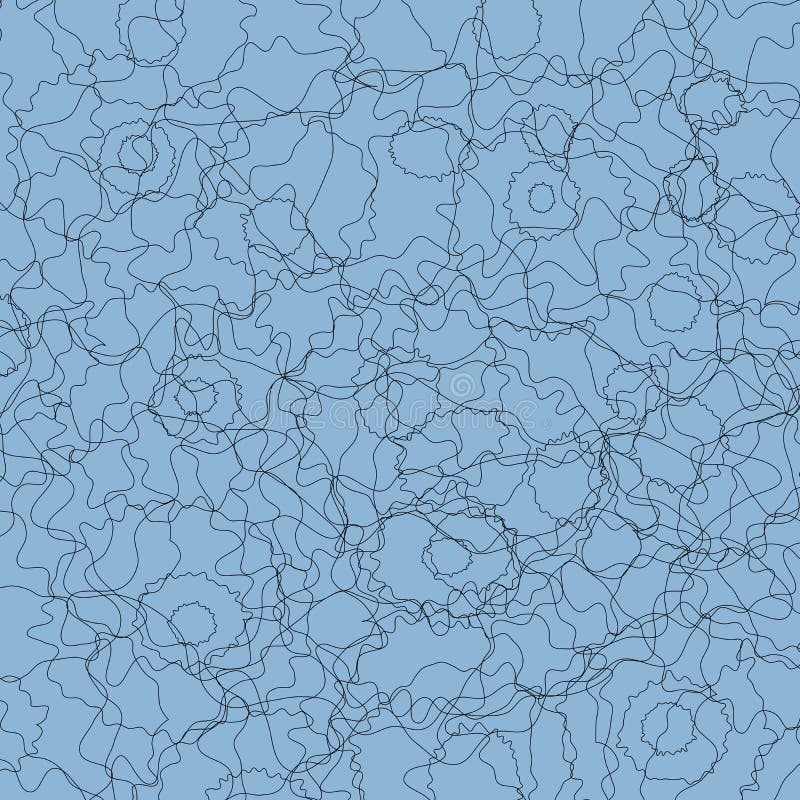 Colored Background with Jumbled Lines Stock Illustration - Illustration ...