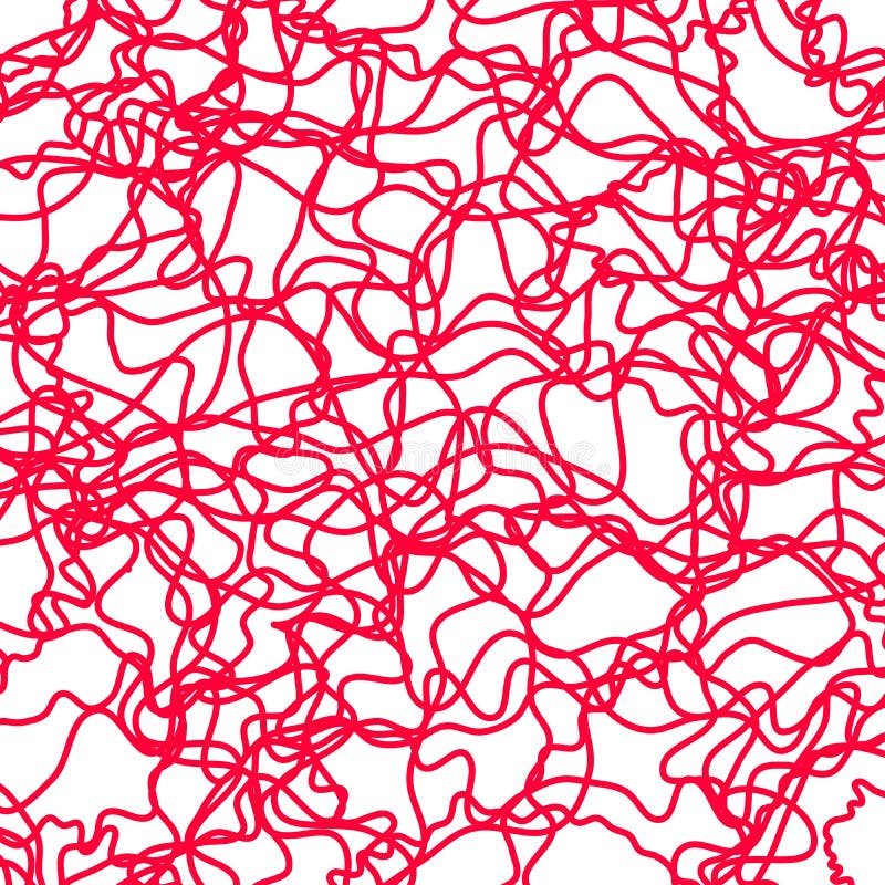 Colored Background with Jumbled Lines Stock Illustration - Illustration ...