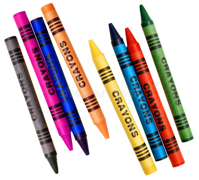 Coloring crayons stock image. Image of elementary, supplies - 121179