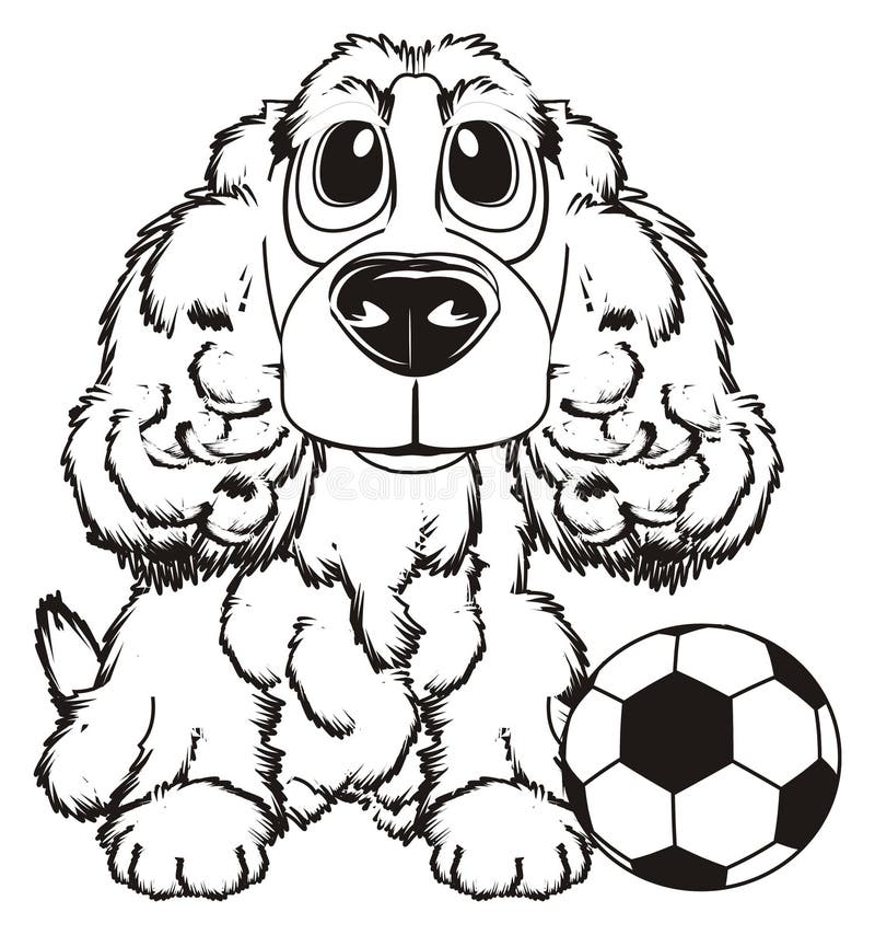 Dog Ball Coloring Stock Illustrations – 343 Dog Ball Coloring Stock ...