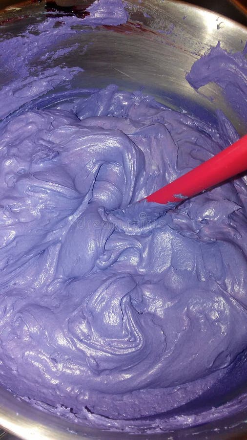 Icing stock photo. Image of icing, purple, cake, coloring - 112797808