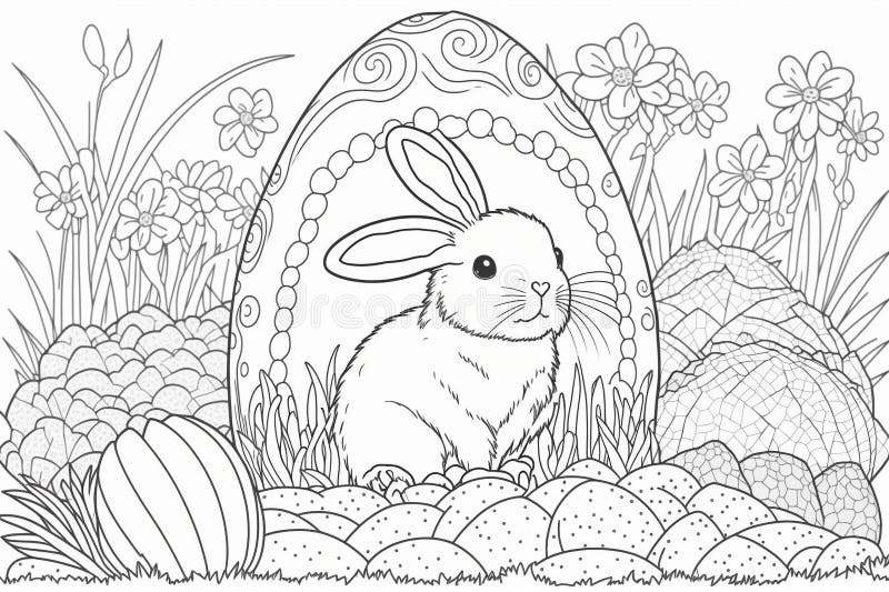 Coloring for Kids. Printable Coloring Page. Easter. School. Coloring ...