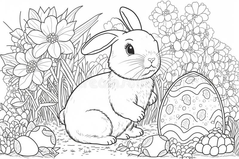 Coloring for Kids. Printable Coloring Page. Easter. School. Coloring ...