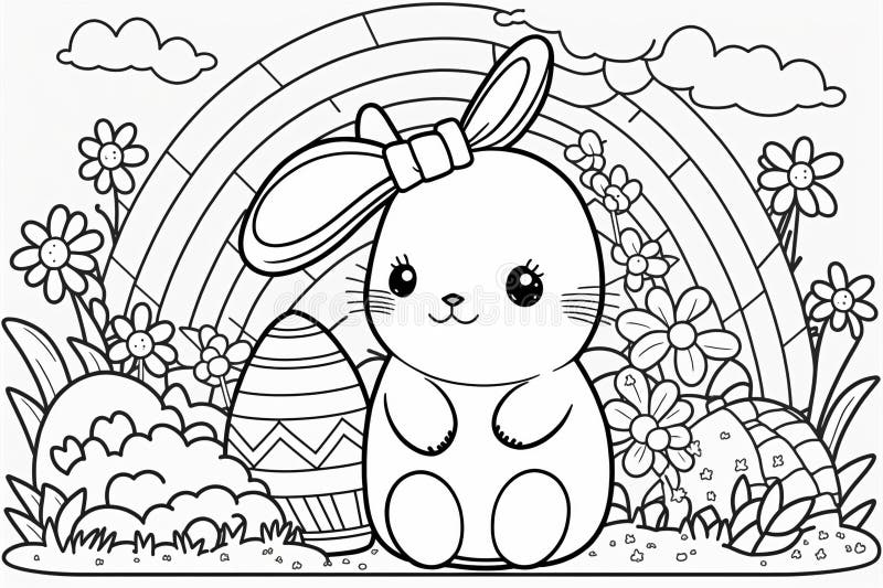 Coloring for Kids. Printable Coloring Page. Easter. School. Hobby ...