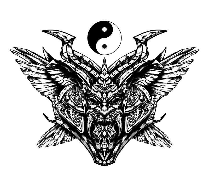 Satan Samurai Stock Illustrations – 188 Satan Samurai Stock ...