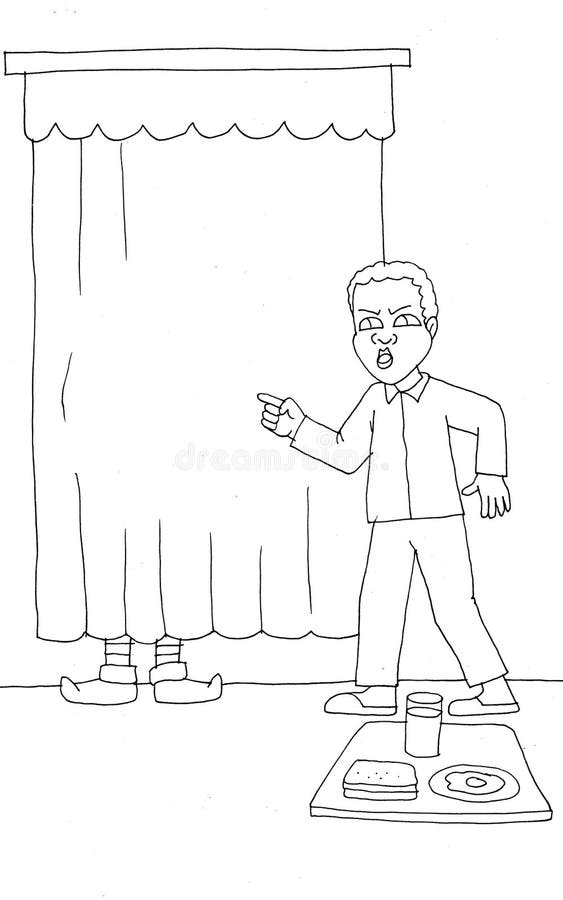 Man Behind Curtain Stock Illustrations – 144 Man Behind Curtain Stock ...