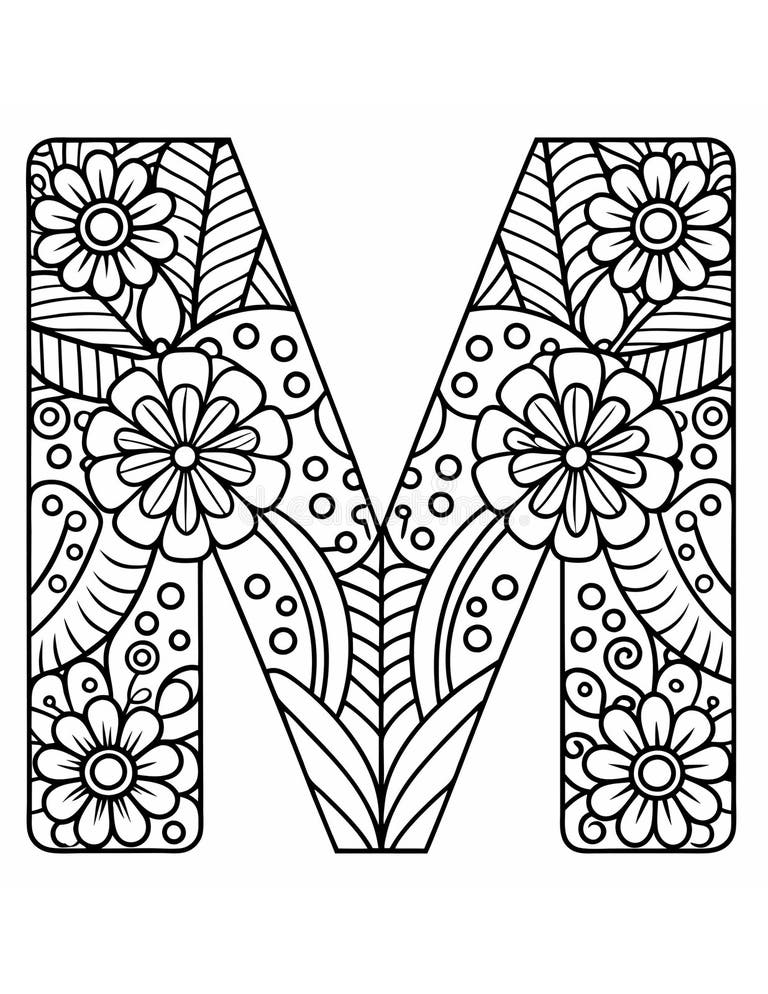 Coloring M Stock Illustrations – 483 Coloring M Stock Illustrations ...