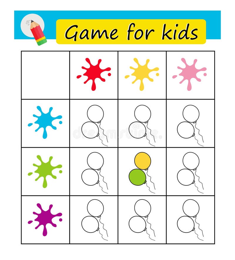 Coloring Pagefor Children. Illustration for Children Education Stock ...