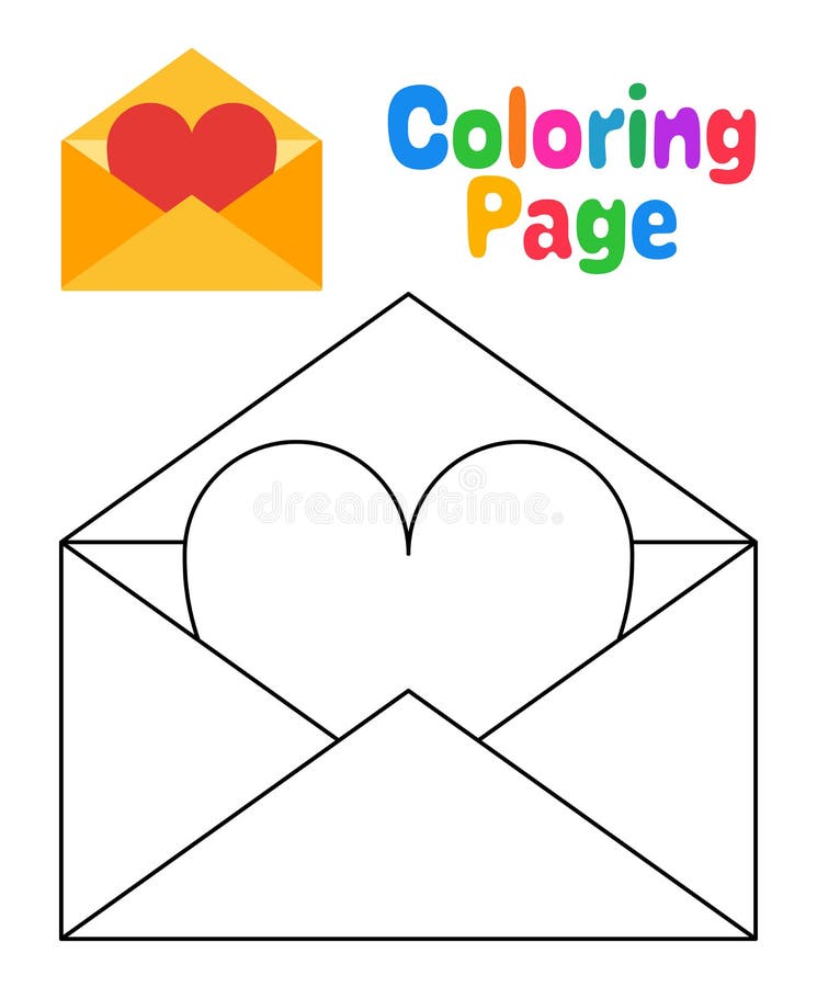 Email Coloring Page Stock Illustrations – 113 Email Coloring Page Stock ...