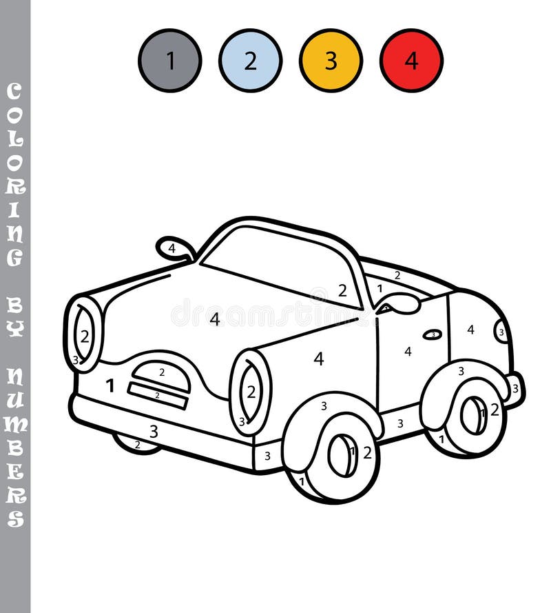 Coloring Car Stock Illustrations – 7,048 Coloring Car Stock ...