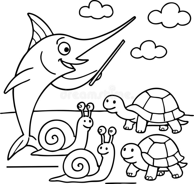 Turtles Cartoon Coloring Stock Illustrations – 245 Turtles Cartoon ...