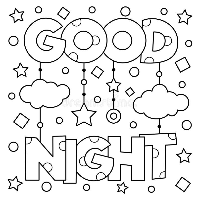 Coloring Page. Vector Illustration. Stock Vector - Illustration of ...
