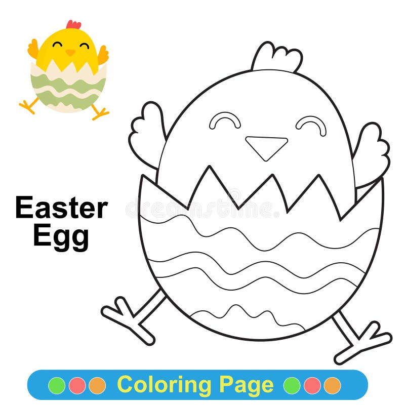 Easter Coloring Page for Children. Printable Activity Page for Children ...