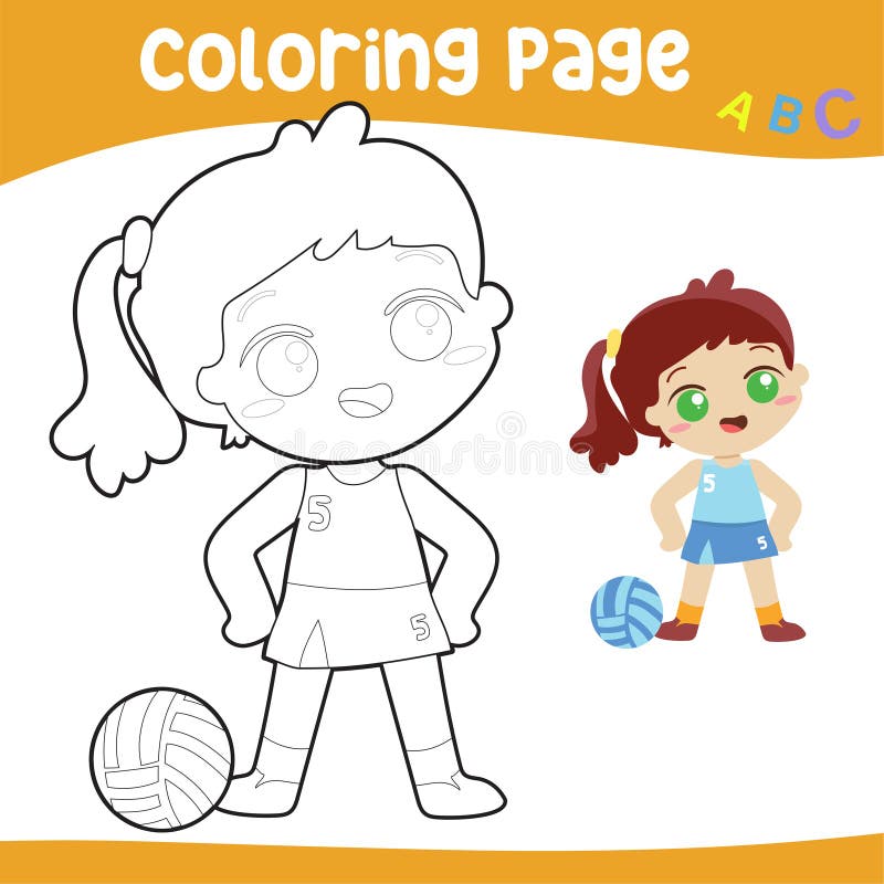 Coloring Worksheet Page. Educational Printable Coloring Worksheet Stock ...