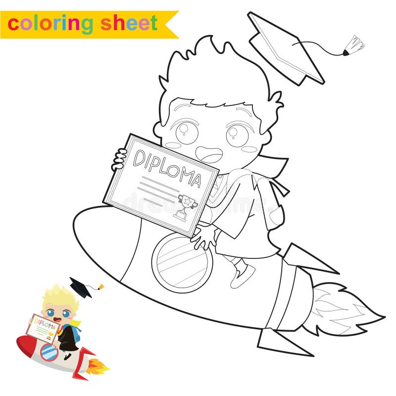 Coloring Worksheet Page. Educational Printable Coloring Worksheet Stock ...