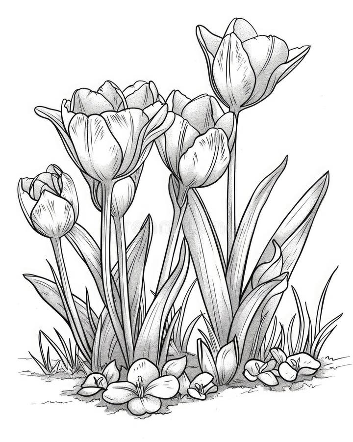 Coloring Sheets with Spring Themes, Featuring Flowers, Animals, and ...