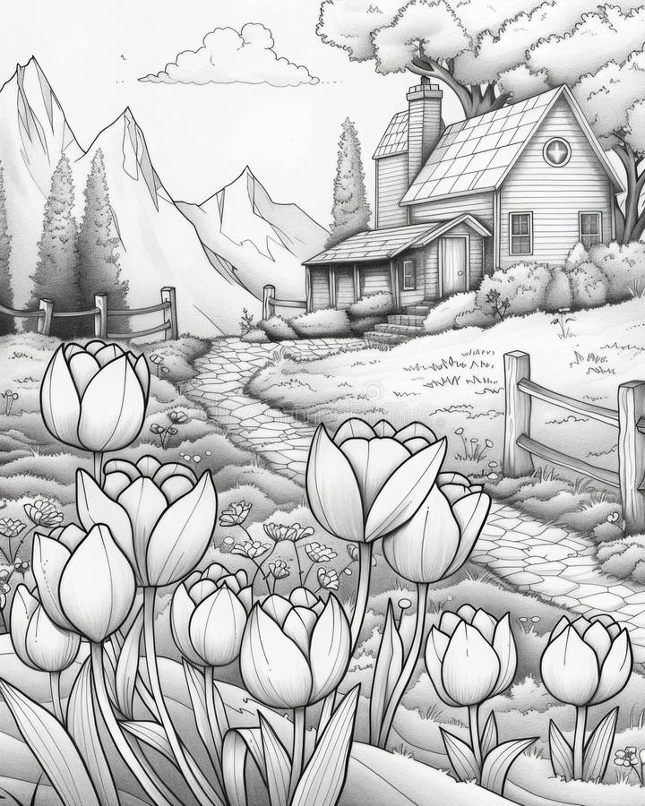 Coloring Sheets with Spring Themes, Featuring Flowers, Animals, and ...