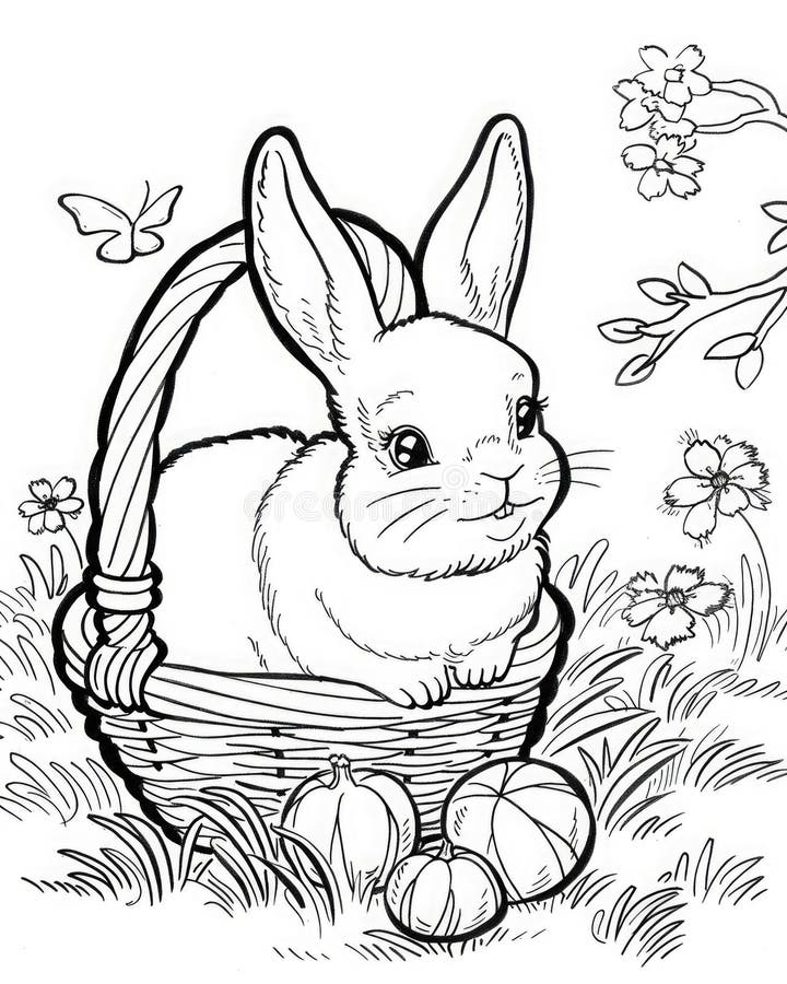 Coloring Sheets with Spring Themes, Featuring Flowers, Animals, and ...