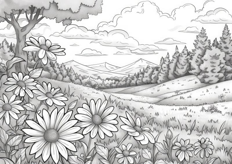 Coloring Sheets with Spring Themes, Featuring Flowers, Animals, and ...
