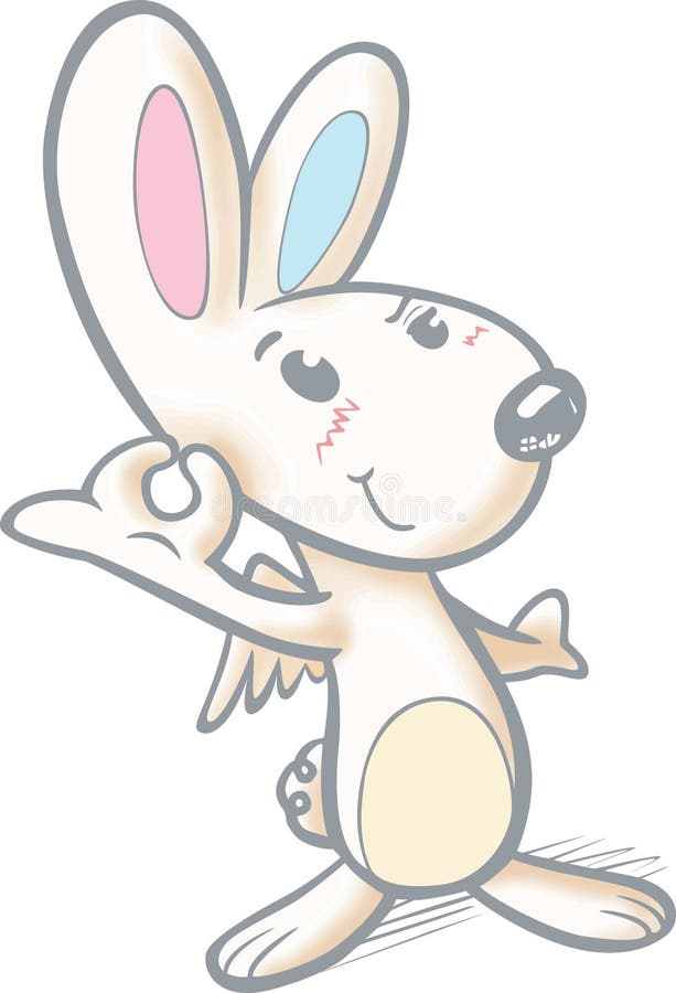 Colorkey Rabbit-036 I Have No Problem! 066549788 Stock Illustration ...