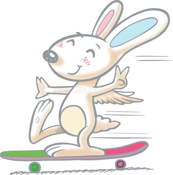 Colorkey Rabbit-046 Yeah! Accelerating Coasting... I Like the Feeling ...