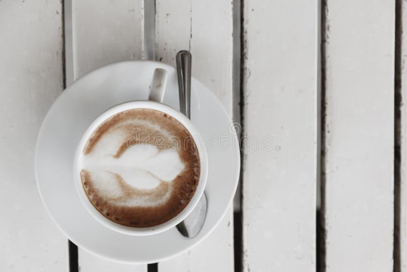 Colorless Hot Coffee in Cup. Stock Image - Image of white, breakfast ...