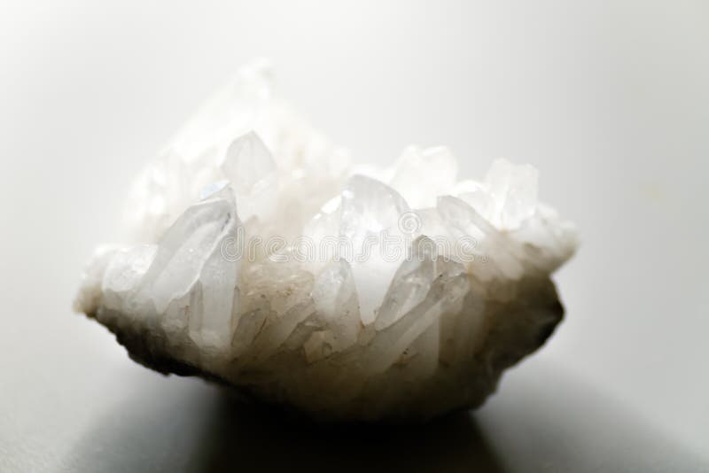 Colorless Quartz Crystall stock image. Image of gemology - 137976589