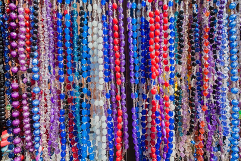 Colors Beadwork Detail stock photo. Image of plastic - 29612272