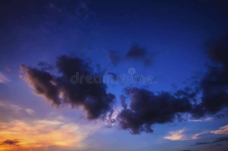 The Colors of the Beautiful Sky Twilight Sky Twilight Stock Image ...