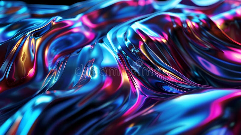 Colors Blend, Creating a Mesmerizing Visual Journey, Generative AI ...