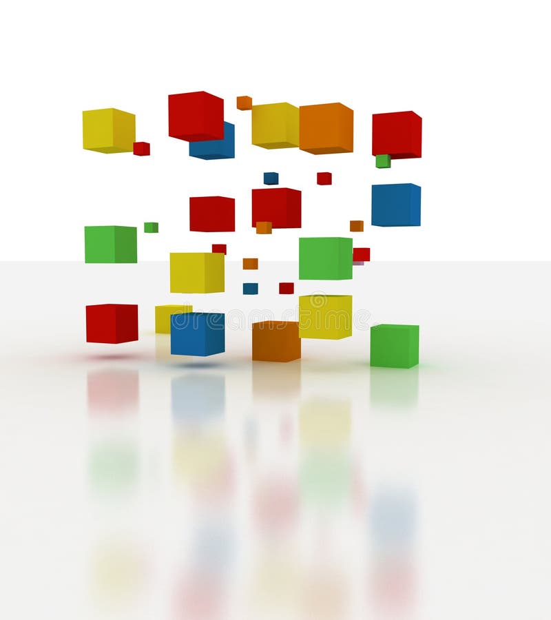 Colors block building stock illustration. Illustration of colours - 2474705