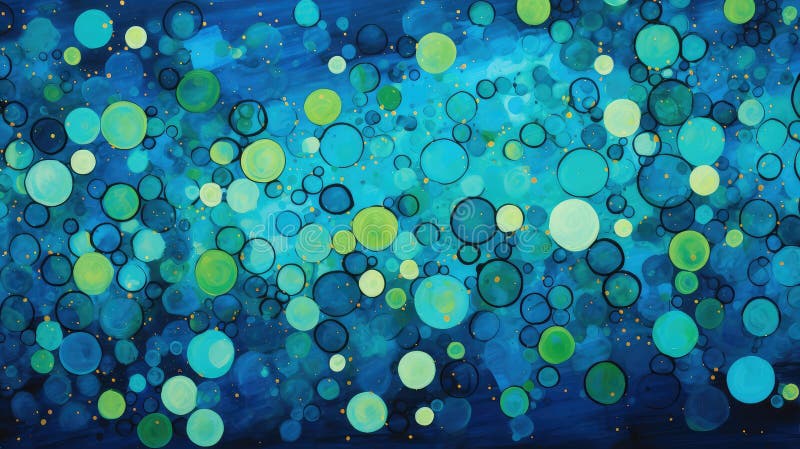 Colors blue and green dots stock illustration. Illustration of contrast ...