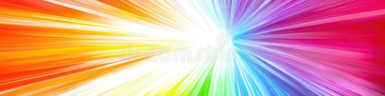 Colors Burst Forth in Vibrant Display. Abstract Spectrum Light and ...