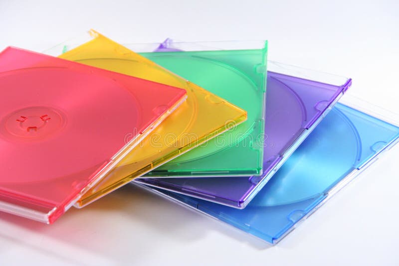 Cd Case stock image. Image of archives, three, film, storage - 5521223