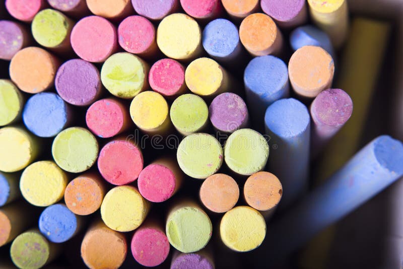 Colors of Chalks. stock photo. Image of chalky, blue - 89553404
