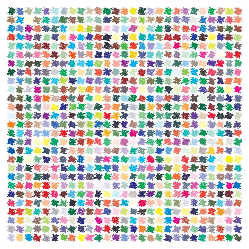 Vector Color Palette. 729 Different Colors Stock Vector - Illustration ...