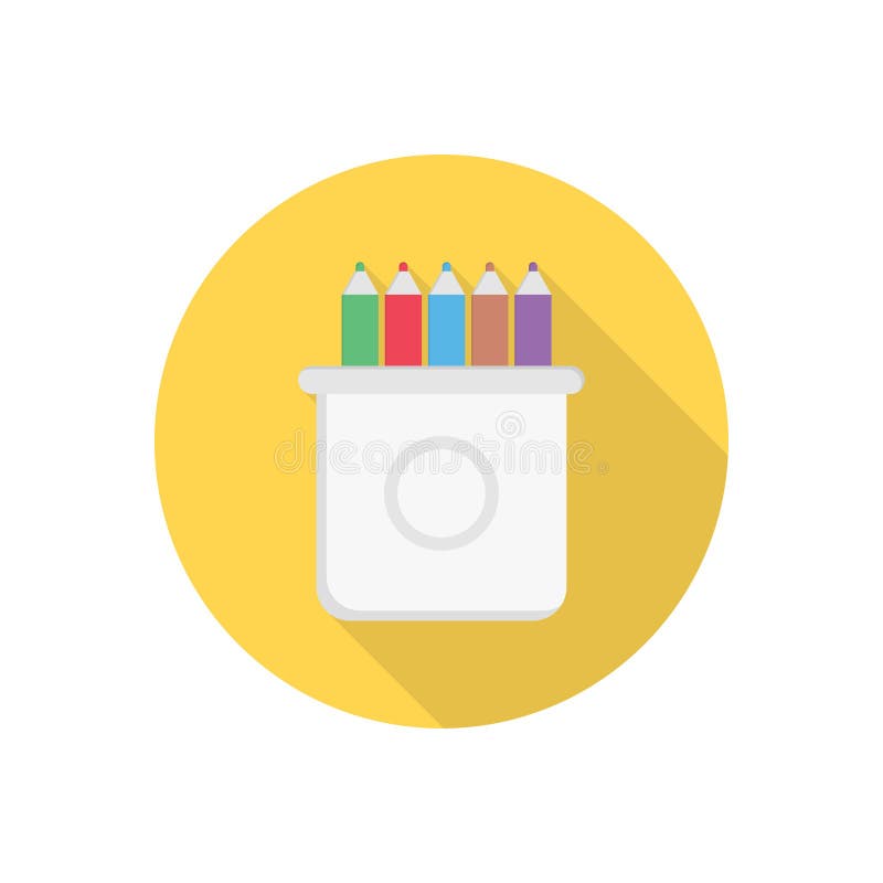 Colors Vector Flat Colour Icon Stock Vector - Illustration of color ...