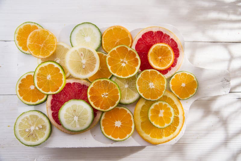 The Colors of Citrus Fruits Stock Image - Image of citrus, white: 45796325