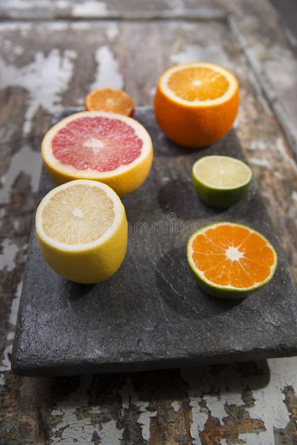 The Colors of Citrus Fruits Stock Image - Image of yellow, color: 45795055