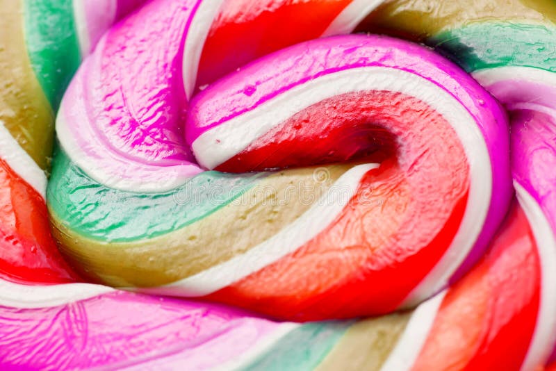 Colors of a Close Up Lollipop Stock Image - Image of sugar, pink: 77686525
