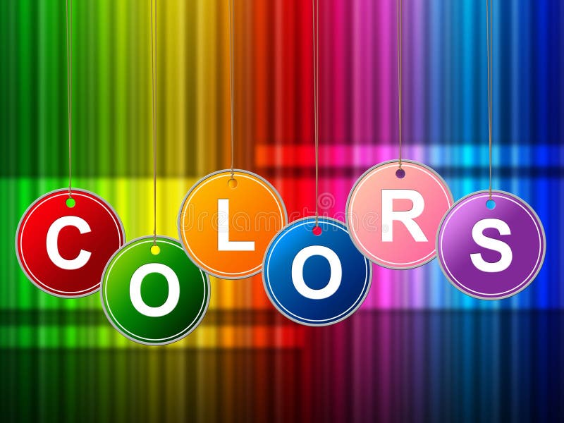 Colors Color Shows Painted Colourful and Multicolored Stock ...