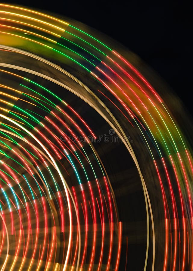 Colors and Contours of a Ferris Wheel Stock Photo - Image of circular ...