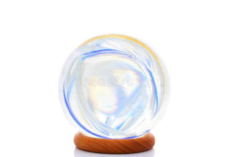Colors in a crystal ball stock photo. Image of predict - 6723188